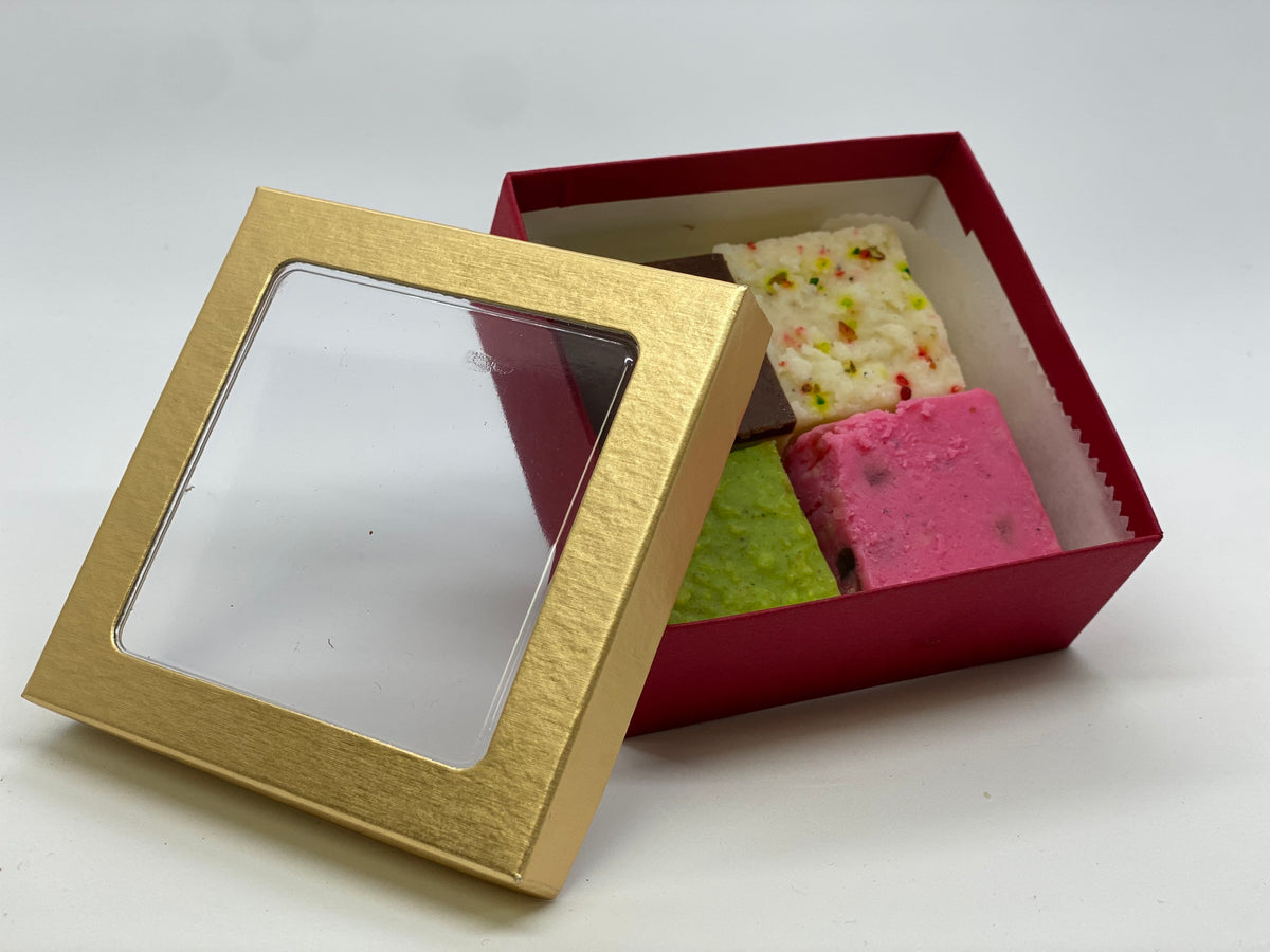 4PC RED AND GOLD BOX | Masala Munchies